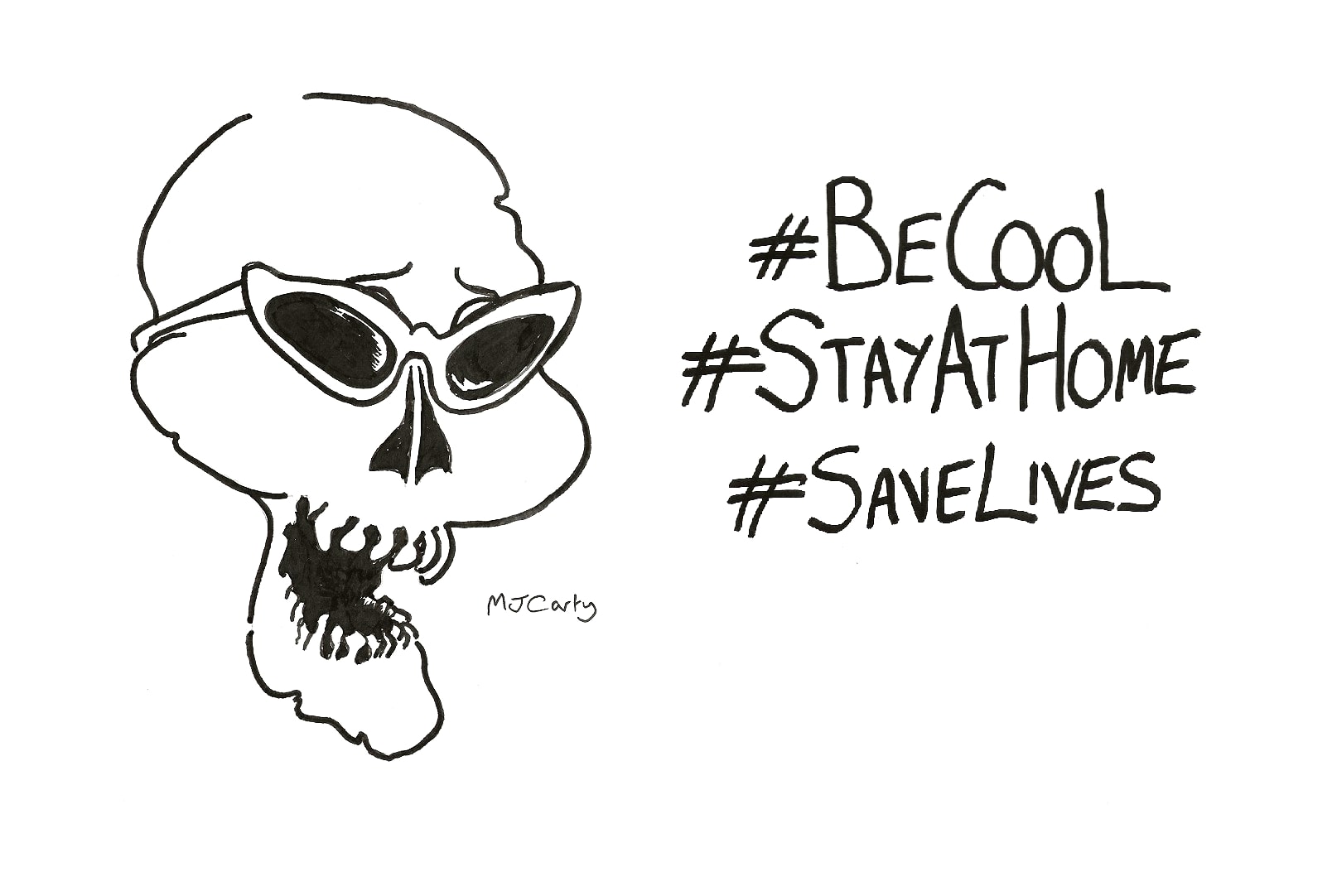 Mr Skeleton’s lockdown tips – MJCarty